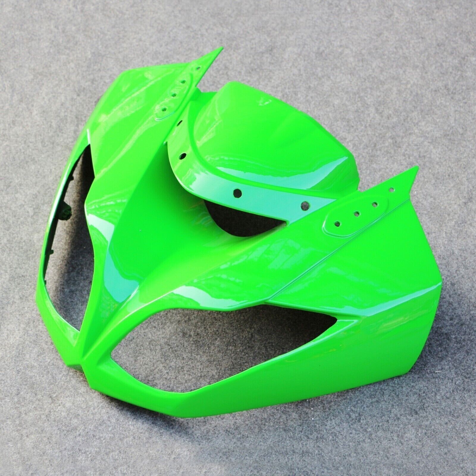 Green Front Nose Headlight Fairing Cowling For 2009-2012 Kawasaki Ninja ...