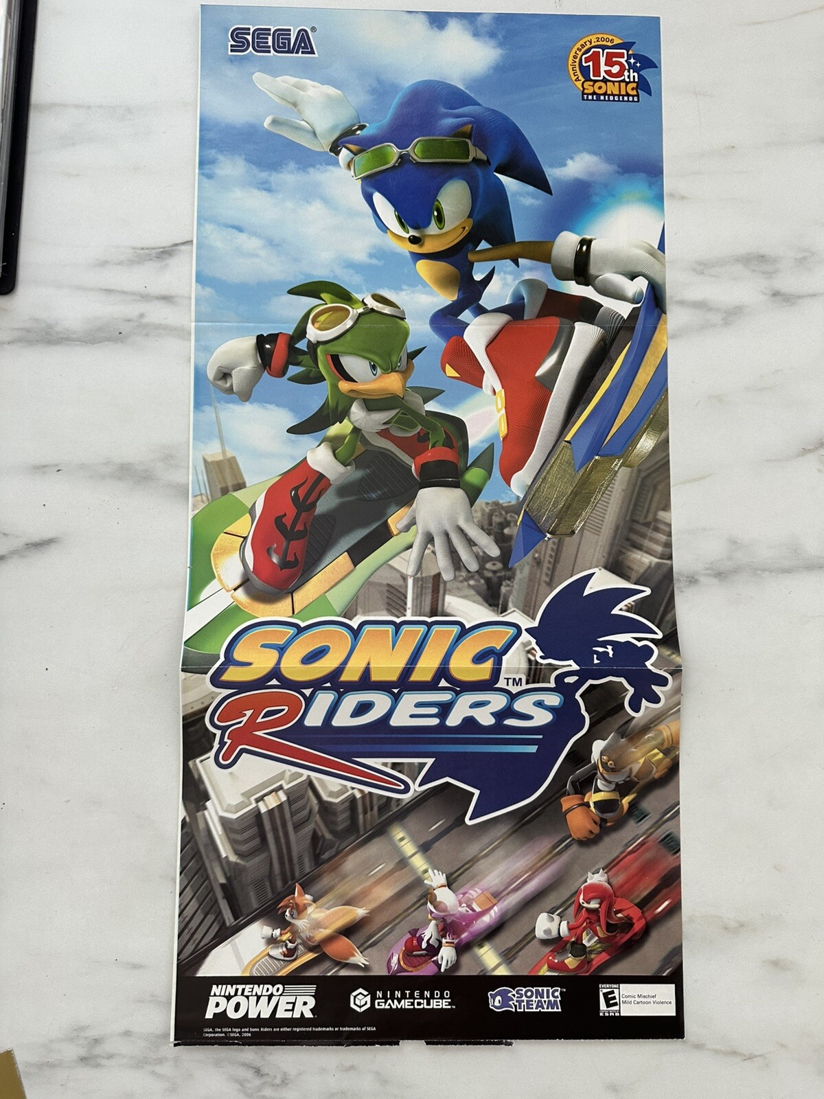22 x 11 Nintendo Power POSTER - N64 NES Sega Sonic Riders Gamecube | eBay