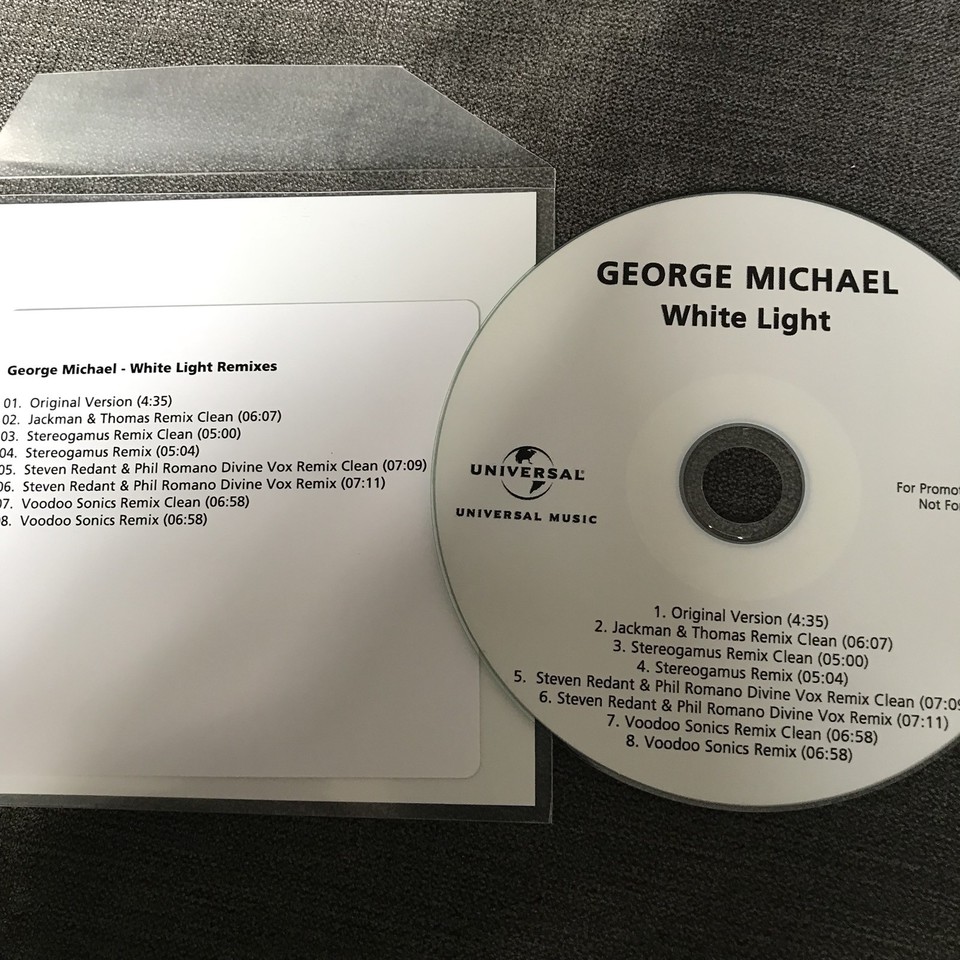 GEORGE MICHAEL - WHITE LIGHT REMIXES - RARE CD PROMO | eBay