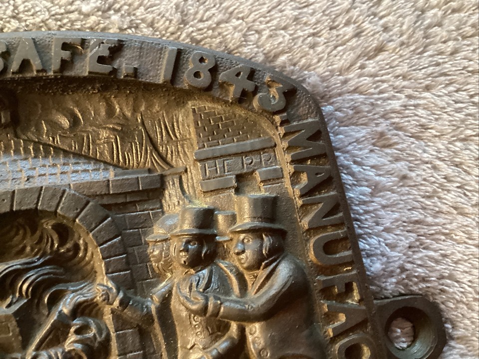 Silas C. Herring Salamander Safe Plaque | eBay