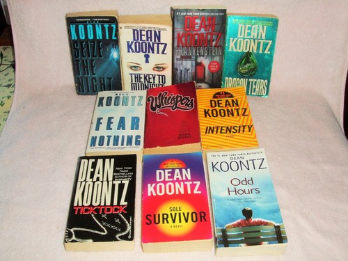 Lot Of 10 Dean Koontz Novels ~ Horror ~ Thriller ~ Suspense ~ Used ...