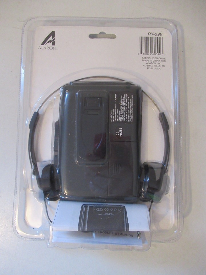 Alaron Personal AM/FM stereo & cassette player NEW IN SEALED BOX RY390 ...