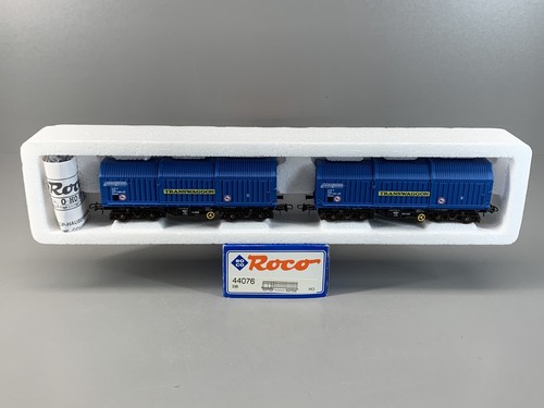 H0 ROCO Teleskophaubenwagen-Set DB 44076 NEM AC OVP / 4 T 911 | eBay.de