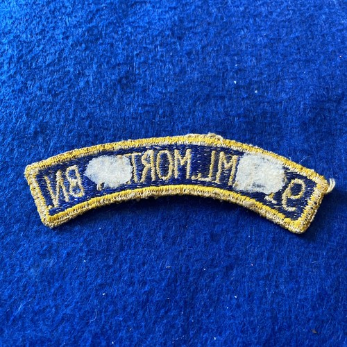 Nice WWII US Army 91st Chemical Mortar Battalion Tab/Patch- Embroidered ...