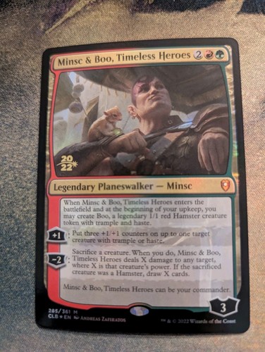 Minsc & Boo, Timeless Heroes - Foil Pre-release Promo - Commander ...