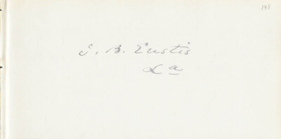 JAMES BIDDLE EUSTIS - SIGNATURE(S) | eBay UK