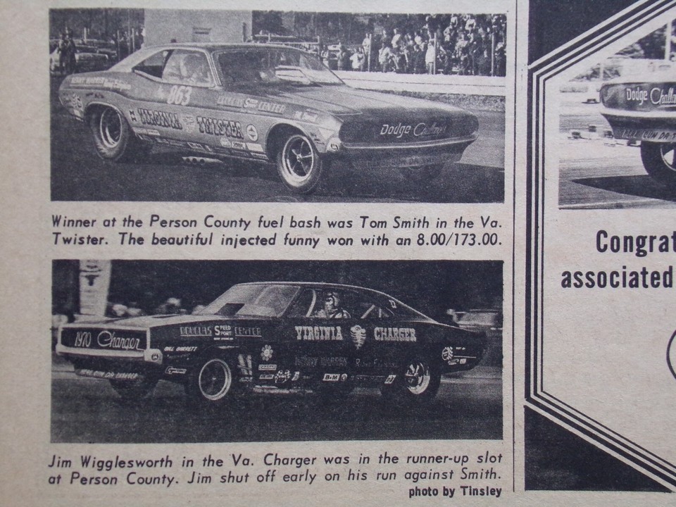 1972 Drag Times-"Super Dart"-Gabelich's "Blue Flame"-Tommy Ivo-Gene ...