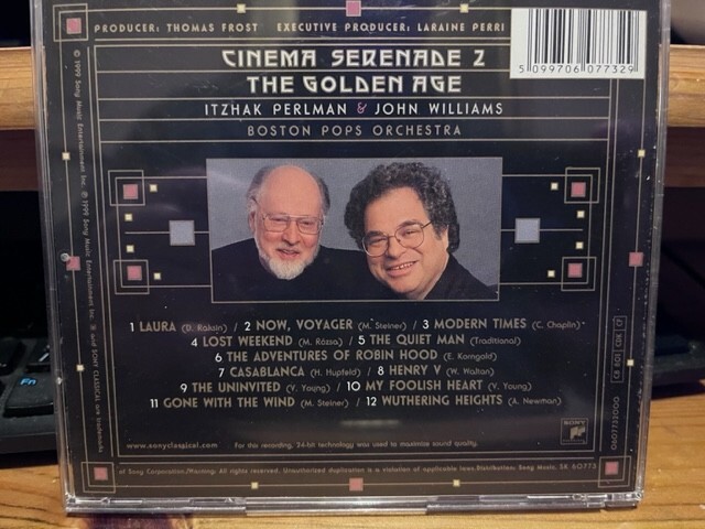 Bos ton, Itzhak Perlman - Cinema Serenade Vol.2 (The Golden Age) (CD ...