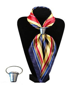 Large Flower Plant Pot 1.6x1.8cm ft107 Fine English Pewter on a Scarf ...