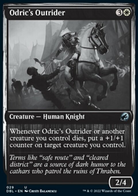 MTG Magic the Gathering Odric's Outrider (29/633) Innistrad Double ...