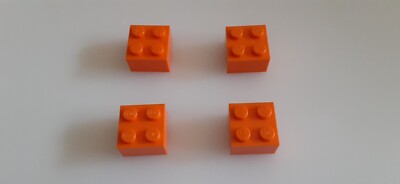 *Lego Parts - Brick 2x2 (#3003) - Orange - (4) | eBay