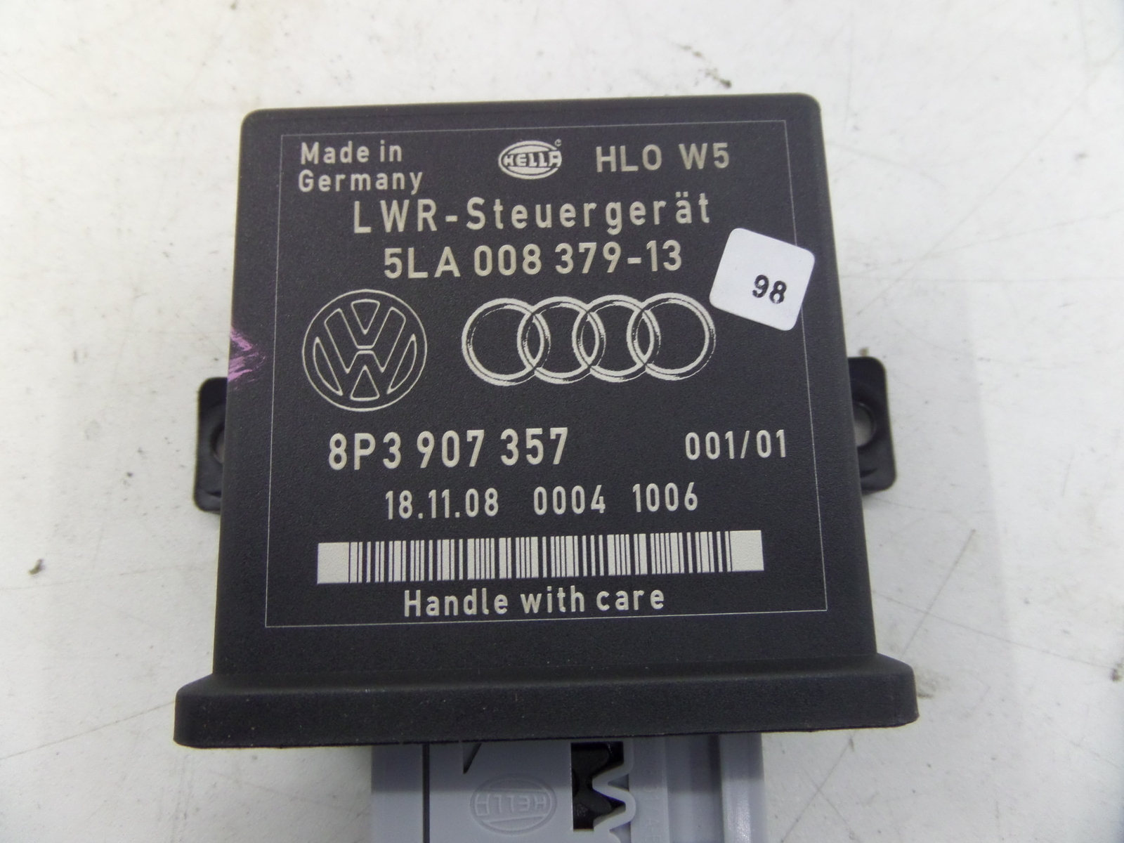 Audi A3 Hella Headlight Range Control Module 8P 09-13 OEM 8P3 907 357 ...