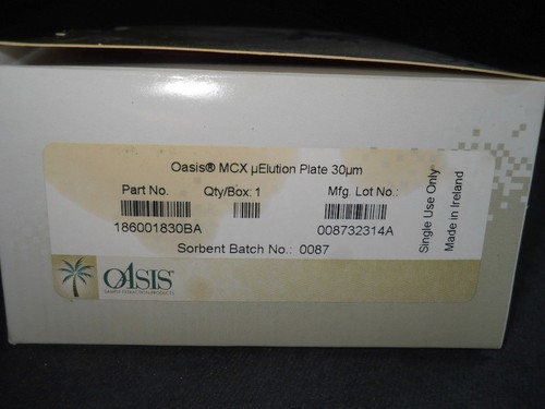 Waters Oasis MCX 96-Well µElution Plate, 2mg Sorbent, 30µm Particle ...