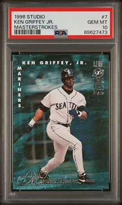 PSA 10 - /5000 1996 Studio Masterstrokes #7 Ken Griffey Jr. - HOF ...