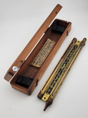 Rare Antique Louis Eitzen Visgage Oil Viscosity Comparator Instrument w ...