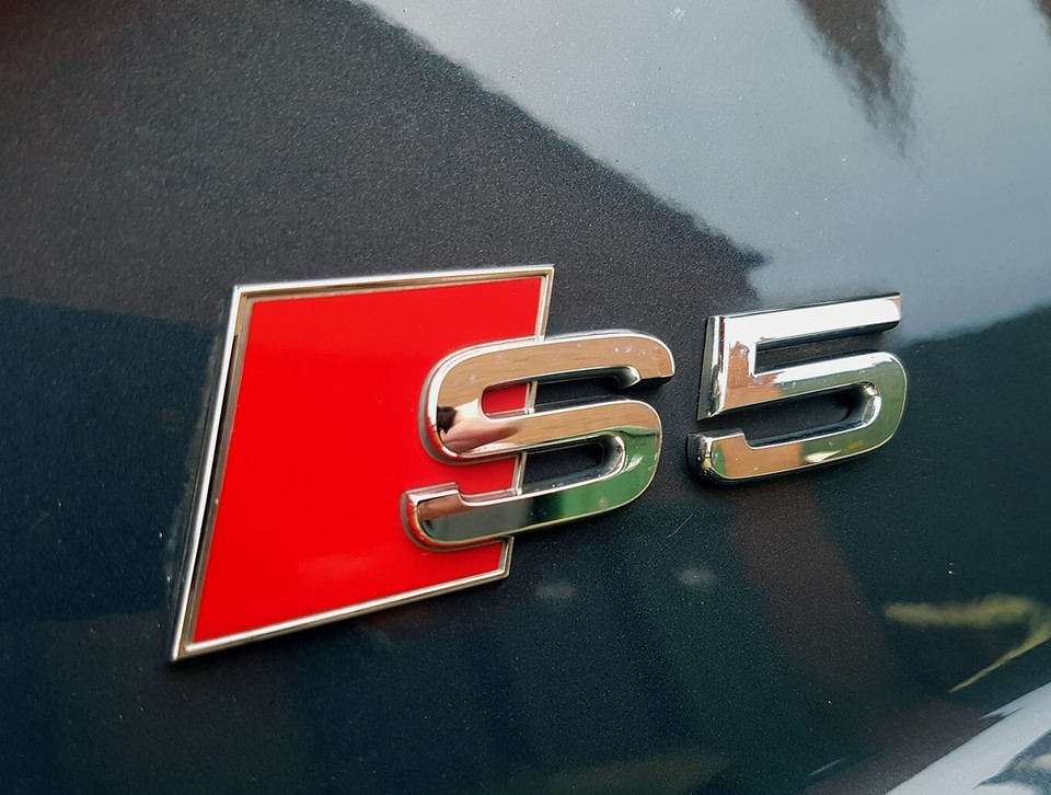 Audi S5 Emblem Chrome Rear Letter 3D S-Line Tail Badge Trunk A5 Sport ...