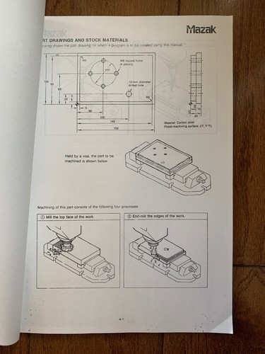 Mazak Programming Manual for Mazatrol M32 Primer | Pub: 731P028 | M125 ...