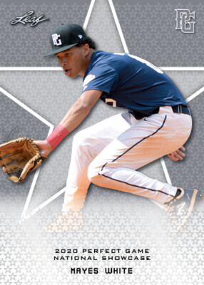 10-Count Lot Mayes White 2020 Leaf Perfect Game NIKE All-American ...