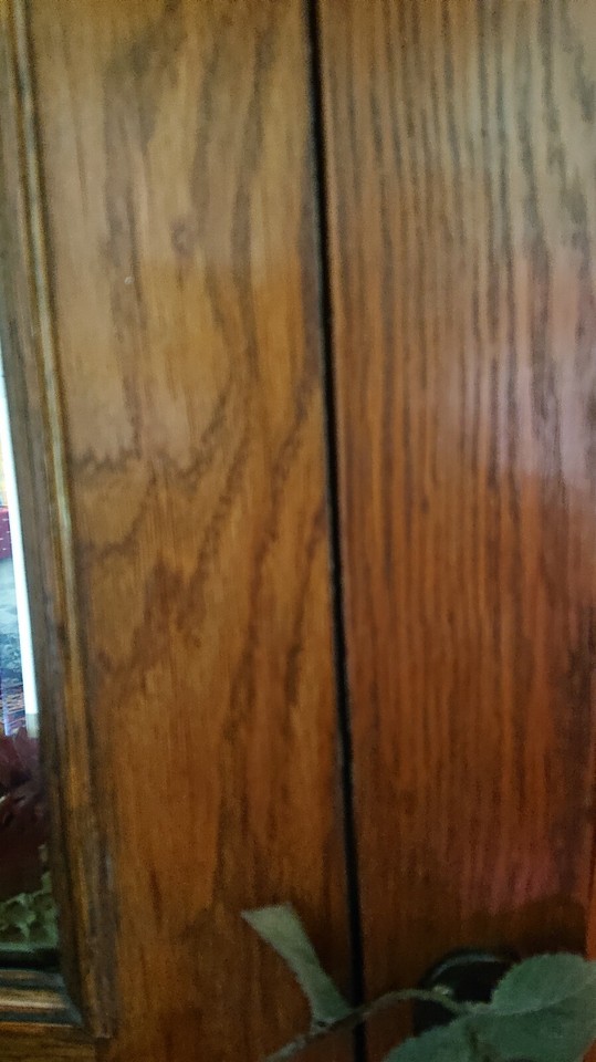 Beautiful Oak Hall stand With Glove Drawer Arts And crafts Style | eBay UK