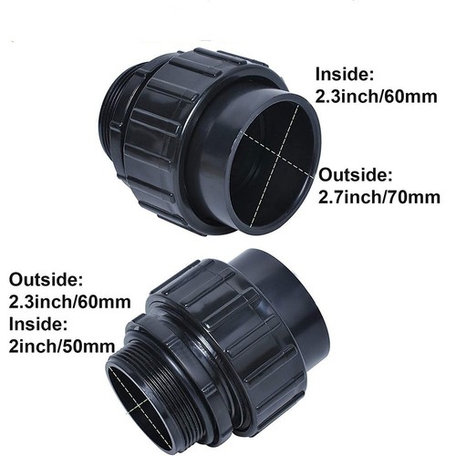 Reliable and Leak Proof Sliding Quick Connector for 60mm PVC Pipe ...