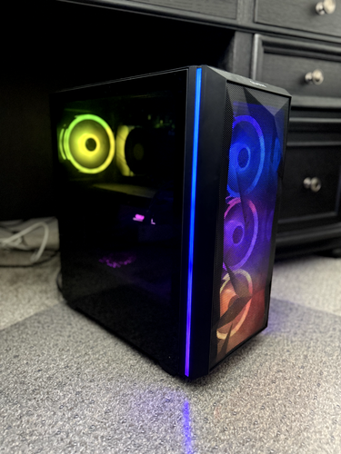 Skytech Gaming PC Desktop + AOC Curved Gaming Monitor [Comes With Free Keyboard] | eBay