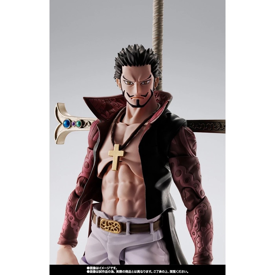 Bandai S.H.Figuarts One Piece Dracule Mihawk - Hawkeye- Action Figure ...