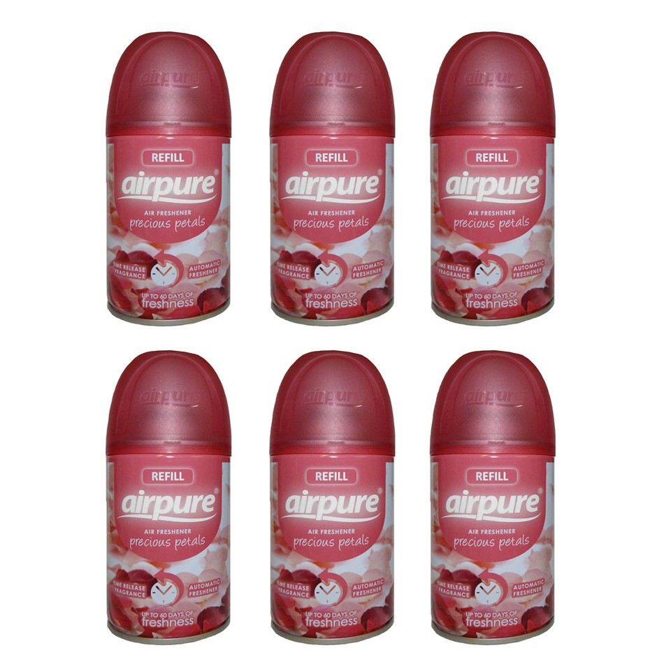 6 x Fresh Air, Airwick & Airpure Max Auto Spray Refills 250ml | eBay UK