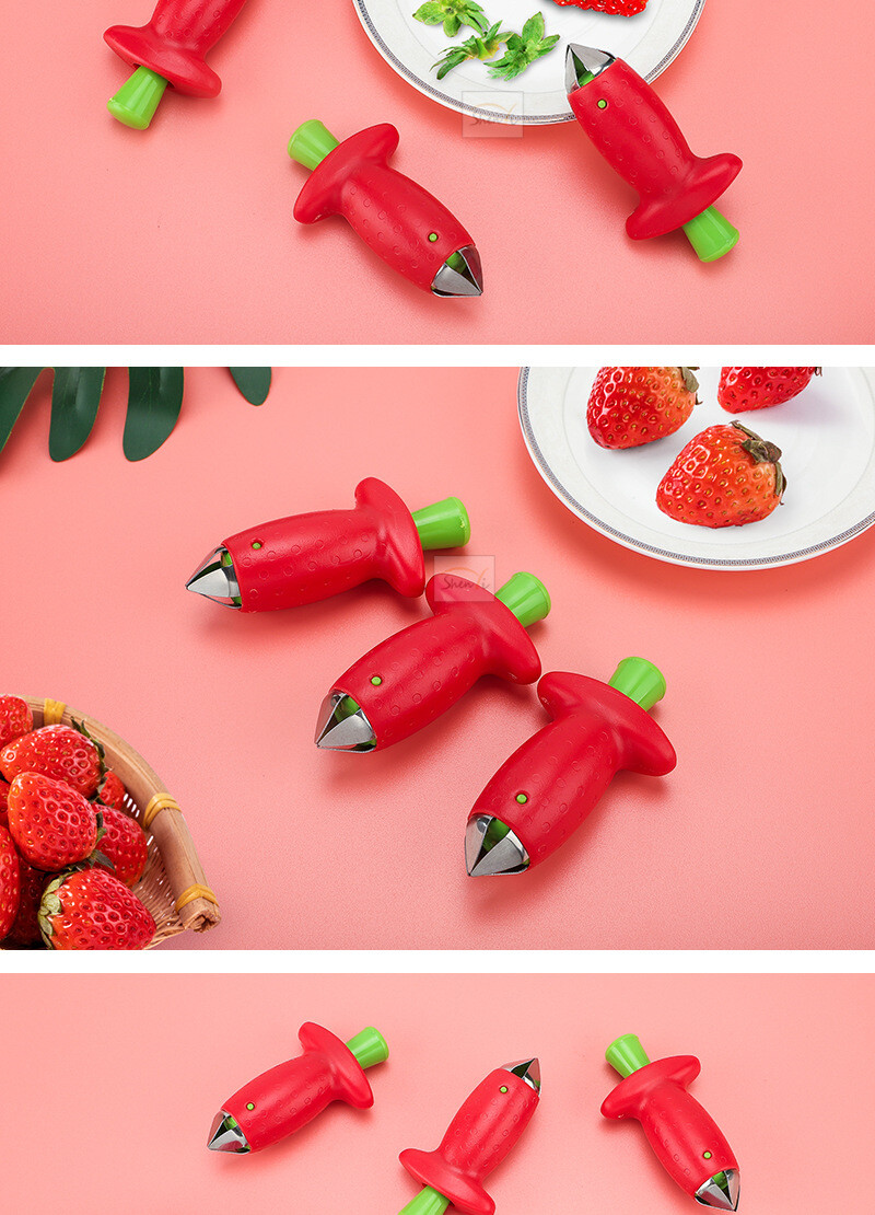 Strawberry Cutter Strawberry Corer Strawberry Peeler Fruit Leaf Stem ...