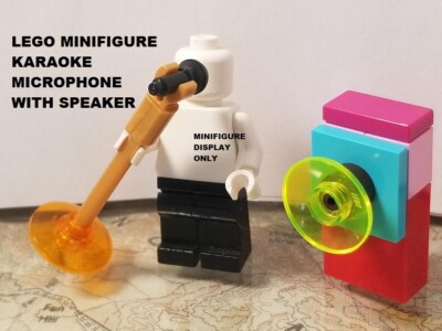 LEGO Minifigure Microphone with Speaker Friends Music DJ Singer Karoke ...