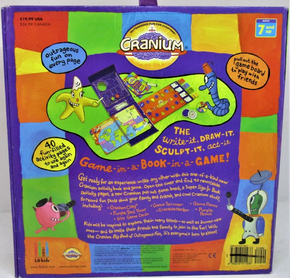 Cranium Big Book of Outrageous Fun! : The Write-It, Draw-It, Sculpt-It ...