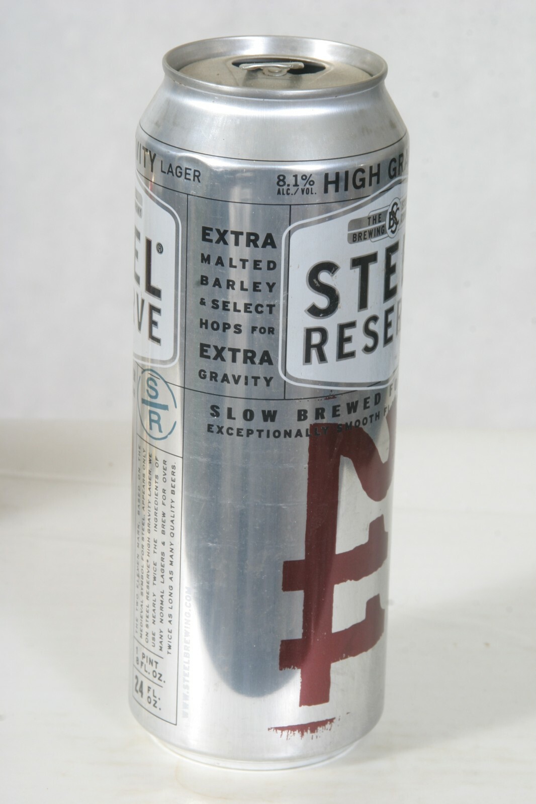 Steel Reserve 211 beer can - 24oz | eBay