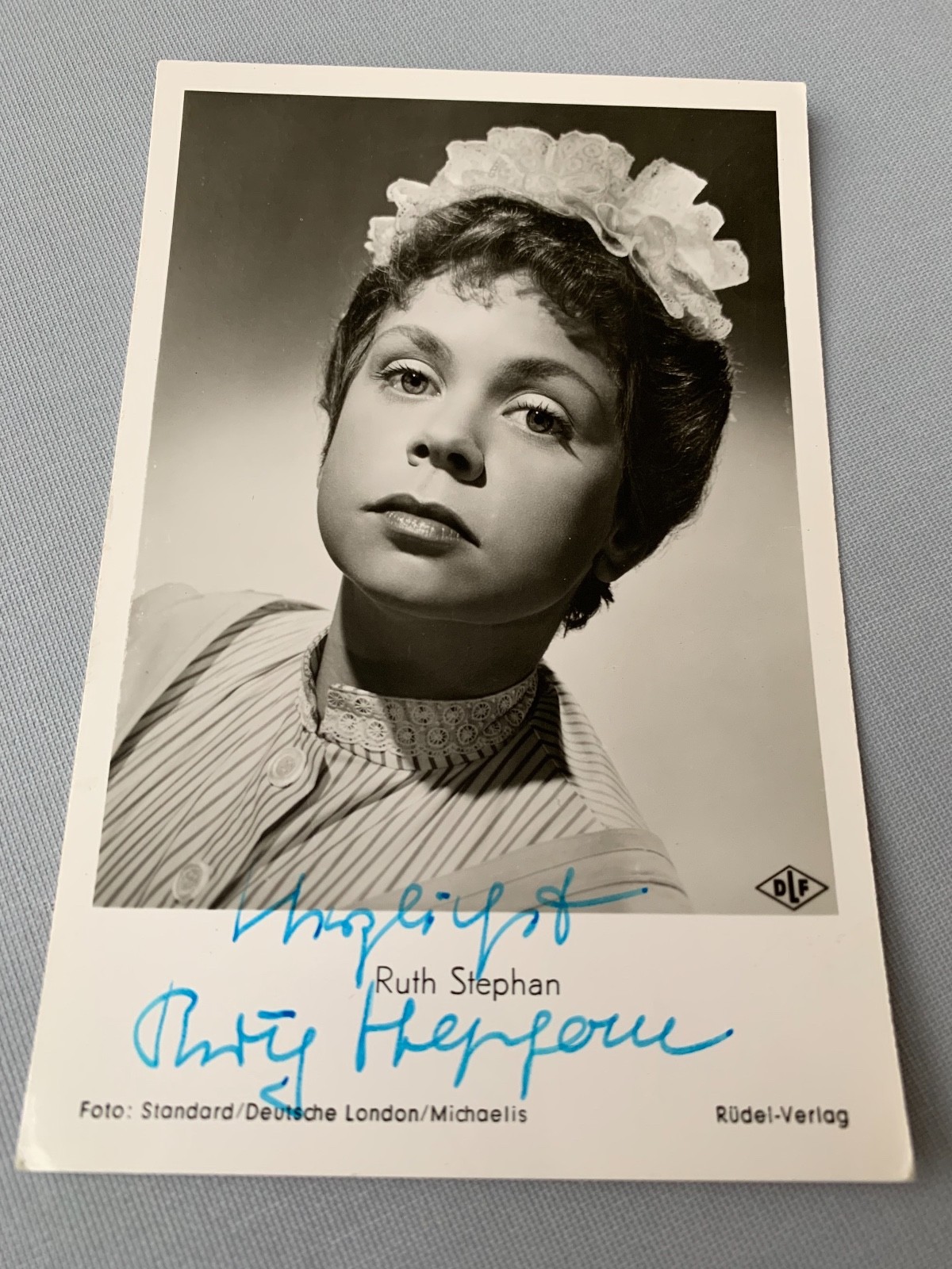 RUTH STEPHAN († 1975) signierte Rüdel-Autogrammkarte 9 x 14 Autogramm ...