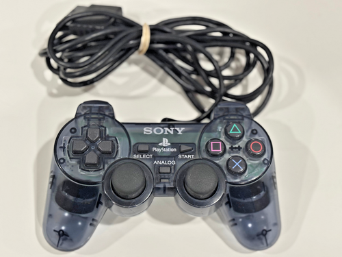 OEM Sony PlayStation 2 (SCPH-10010) Smoke Gray Controller DualShock ...