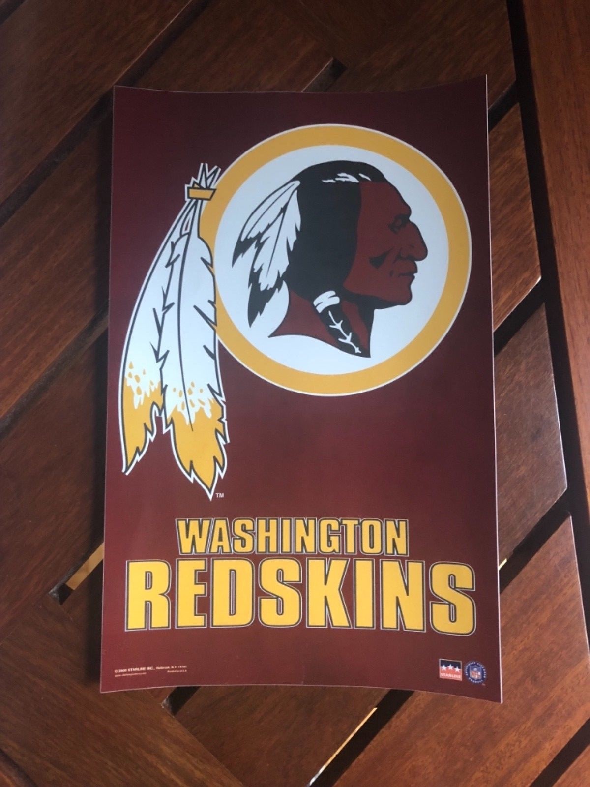 *WASHINGTON REDSKINS STICKER 5 1/2” X 8 3/4” * | eBay