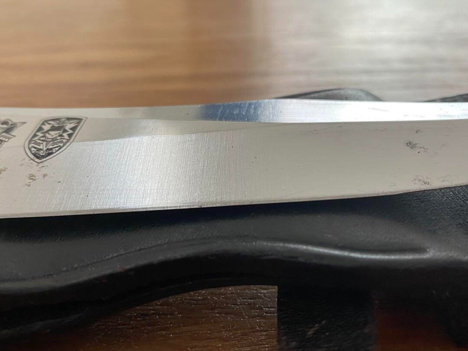 [Vintage] 80s Al Mar SEKI-JAPAN SOG SPECIAL FORCE 295mm Leather Sheath ...