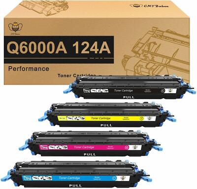 4 Color Toner Combo Set For HP LaserJet 1600 2600 2600n 2605 2605dnt ...