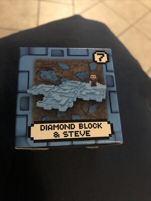 2025 McDonald's Happy Meal Toy. Minecraft #7 Diamond Block & Steve | eBay