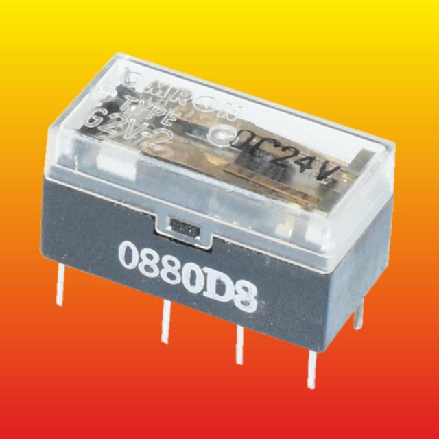 Omron. G2v-2 Relay 24vdc 24 Volt DC Miniature Micro Contactor for sale ...