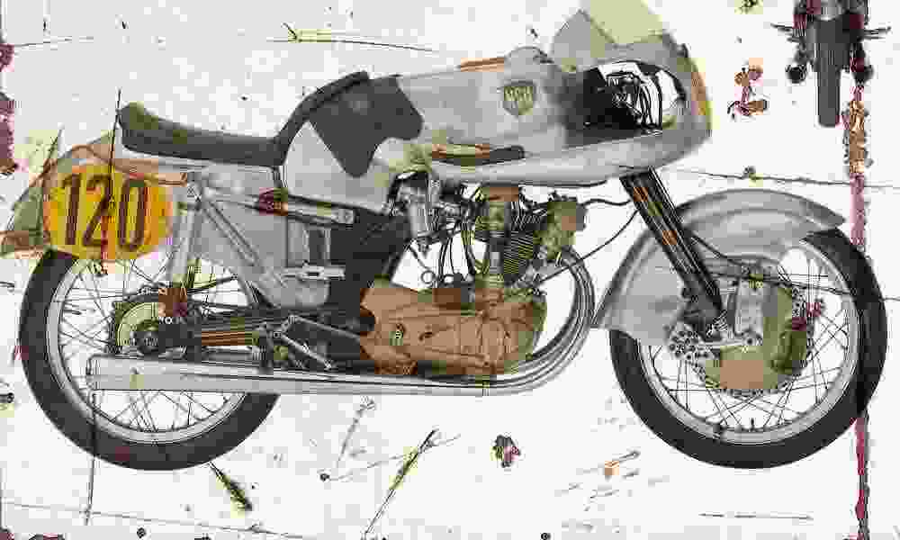 NSU Rennmax 1953 Aged Vintage Photo Print A4 Retro poster | eBay UK