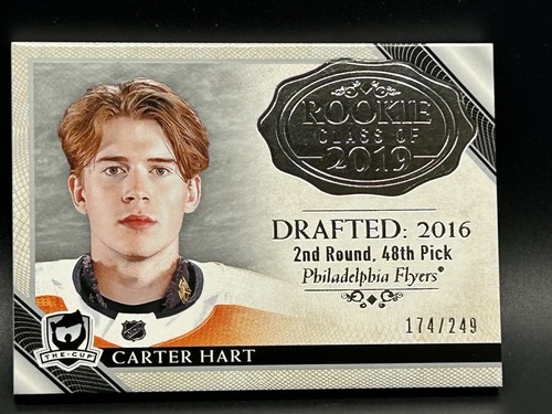 2018-19 Upper Deck The Cup - Rookie Class of 2019 Carter Hart #2019-CH ...