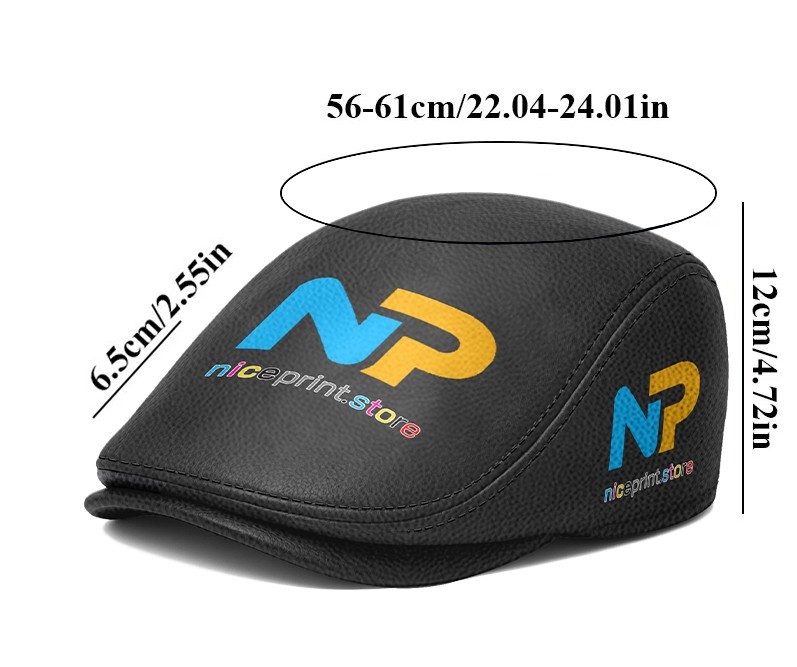 Leather Cap San Francisco Team 49ers Jeff Cap NFL Newsboy Cap NFL Flat ...