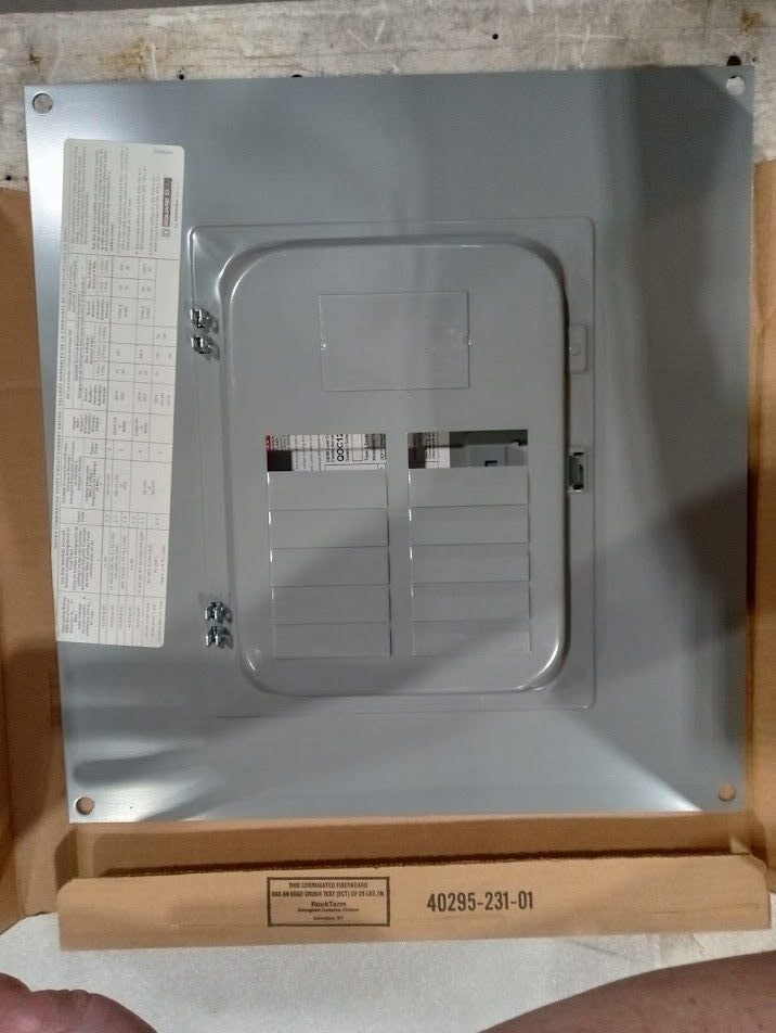 SQUARE D QO MAIN BREAKER LOAD CENTER COVER ONLY - QOC12US -12 SPACES | eBay