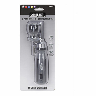 4 PAK Master Mechanic 14-in-1 ratcheting screwdriver with bits ...