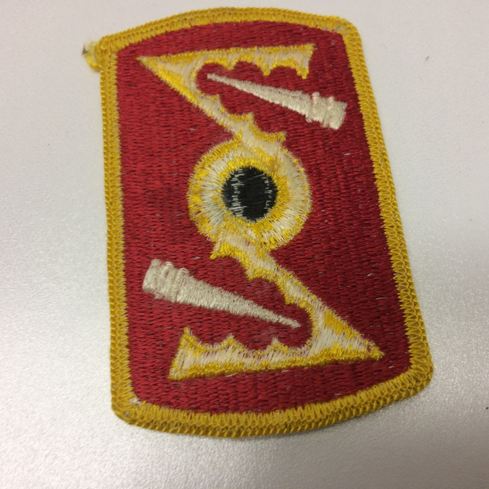 Vintage Military Patch Army Infantry Insignia Yellow Border | eBay