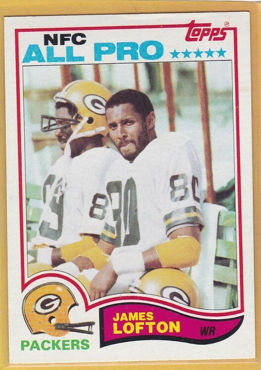 1982 TOPPS FOOTBALL JAMES LOFTON #364 PACKERS EX *94694 | eBay