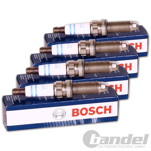 4x BOSCH ZÜNDKERZE 0242235766 FR7KTC für MERCEDES W202 W210 C208 R170 ...