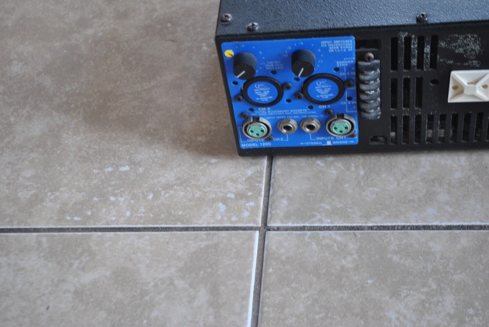 qsc model 1200 power amplifier | eBay
