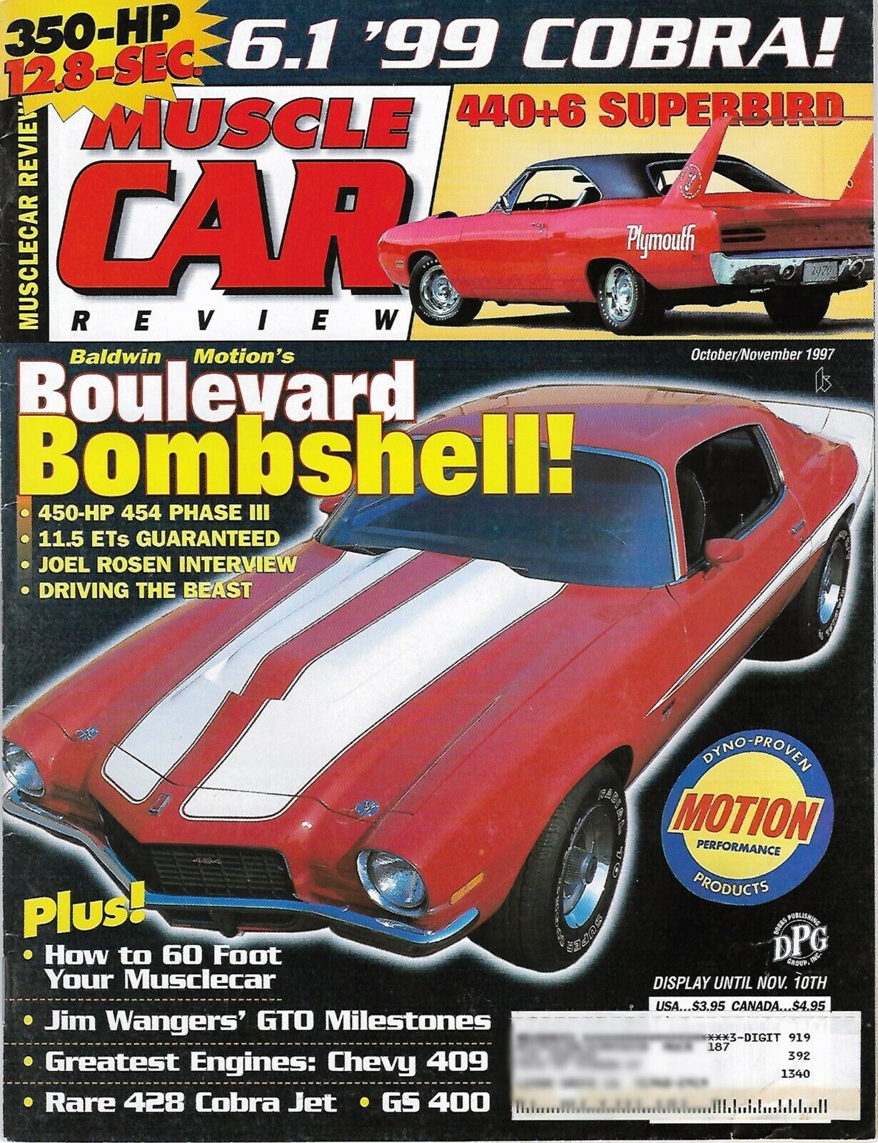 Muscle Car Review Magazine / October-December 1997 | eBay
