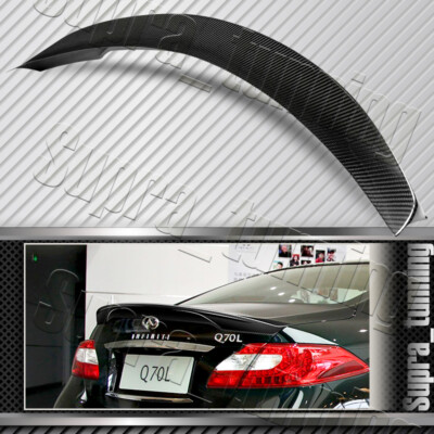 2011-2014 Infiniti M37 M56 M35 Q70 Carbon Fiber Rear Duckbill Trunk ...