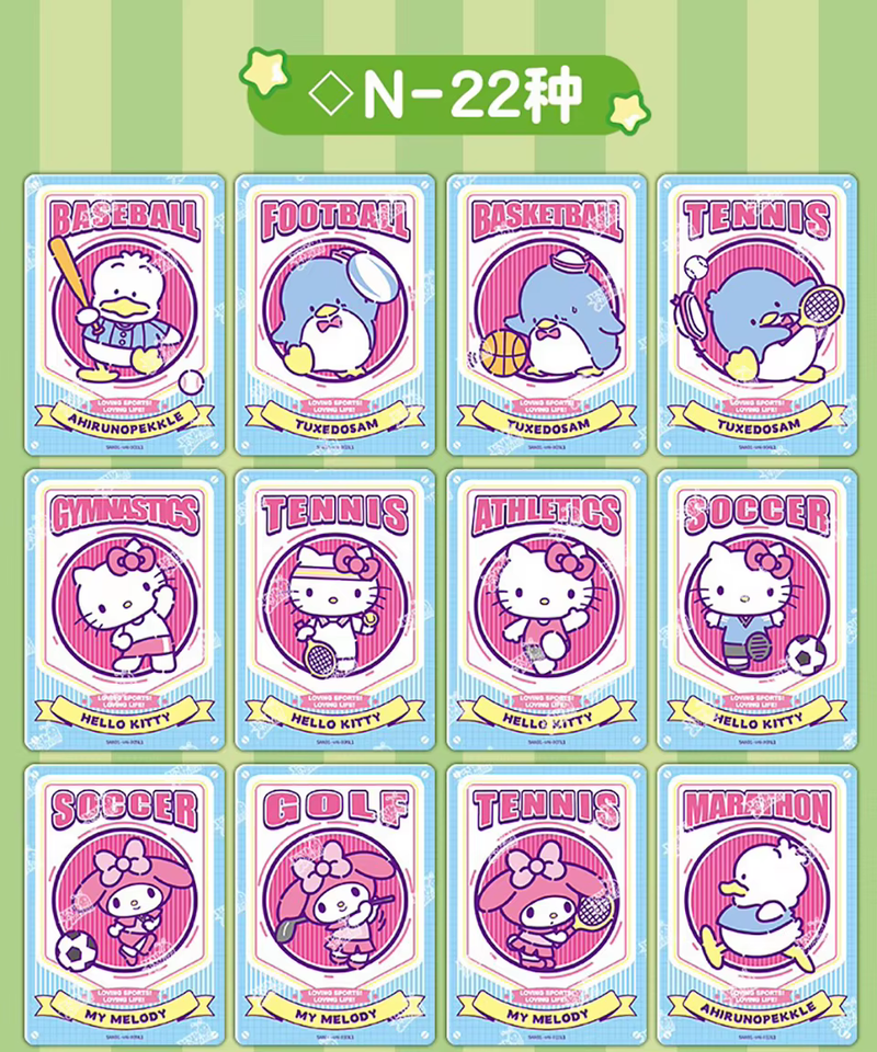 Kayou Sanrio Characters Hello Kitty Booster Box 36 Pack Trading Card's ...